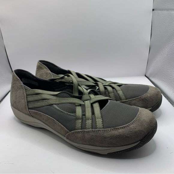 Dansko | Shoes | Dansko Womens 4 Us 15 Gray Suede Metallic Hilde ...